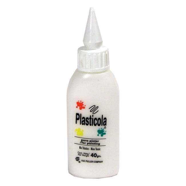 ADHESIVO PLASTICOLA x 40grs.BLANCO - Tomy