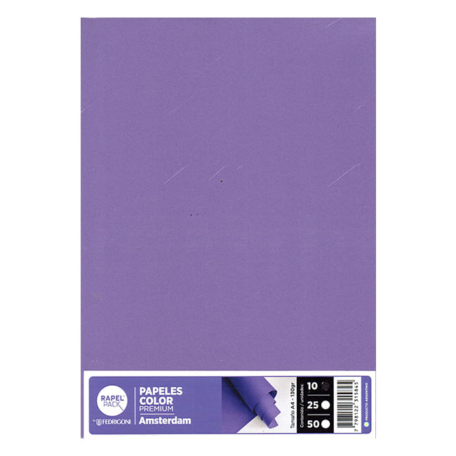 PAPEL PREMIUM A4 120grs x 10 AMSTERDAM - Tomy