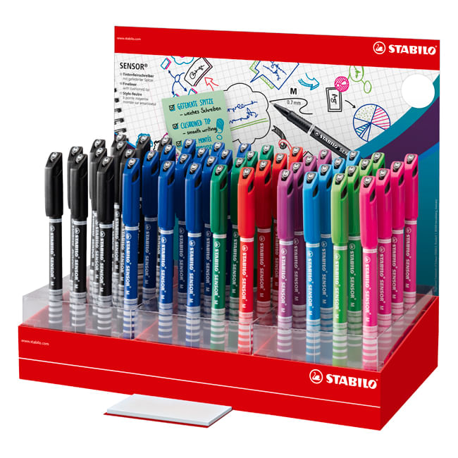 MICROFIBRA STABILO SENSOR DISPLAY x 48 SURT. - Tomy