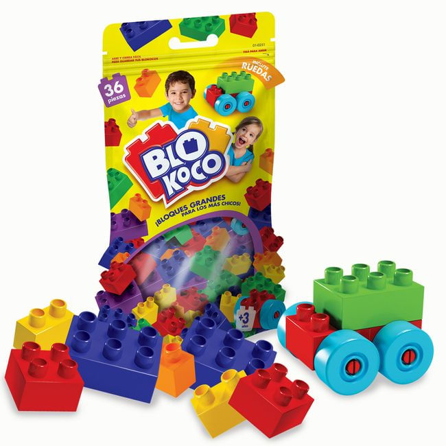 BLOQUE BLOKOCO DOY PACK 36 Pzas. - Tomy