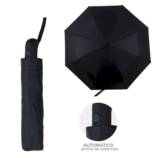 PARAGUA CORTO TRENDY COLOR NEGRO - Tomy