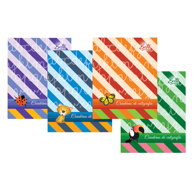 CUAD.EXITO E3 T/FLEX. CALIGRAFIA DOBLE LINEA x 24 H. - Tomy