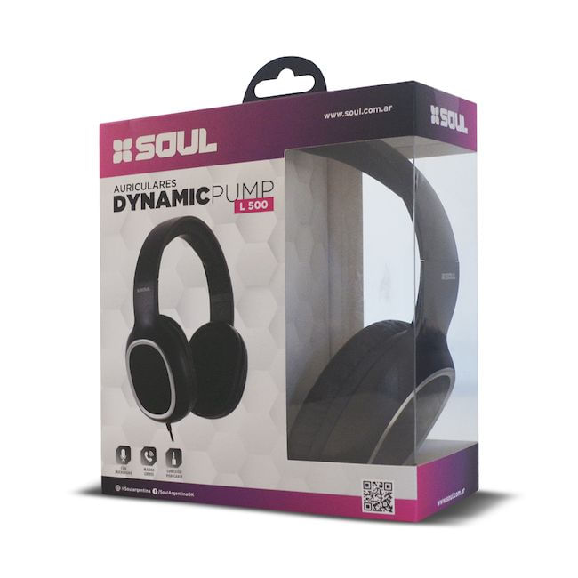 AURICULAR VINCHA SOUL C/CABLE L500 DYNAMIC BLANCO - Tomy