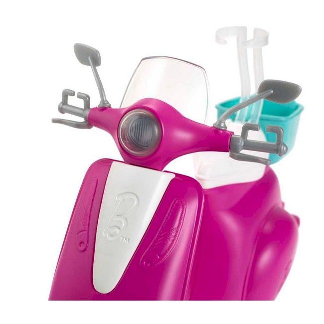 MUÑECA BARBIE MOTO SCOOTER CON ACCESORIOS - Tomy